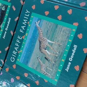 Other | Lot Of 6 1991 Jane Goodall Kids Animal Family Books Hc Lion ...